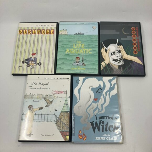 Criterion | Other | Criterion Collection Dvd Lot Wes Anderson Old ...